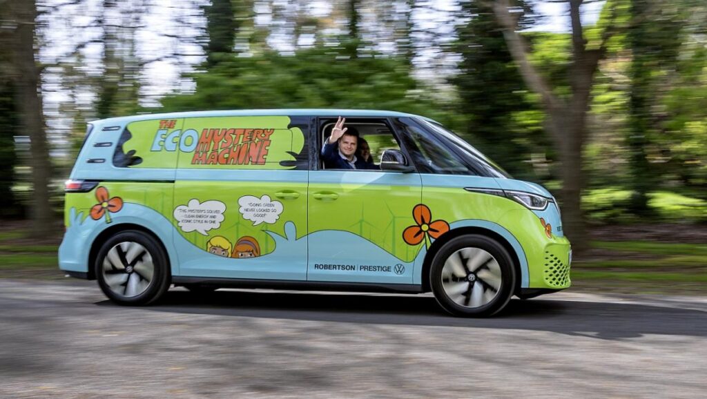 Volkswagen ID. Buzz Transforms into Eco-Friendly Mystery Machine ...