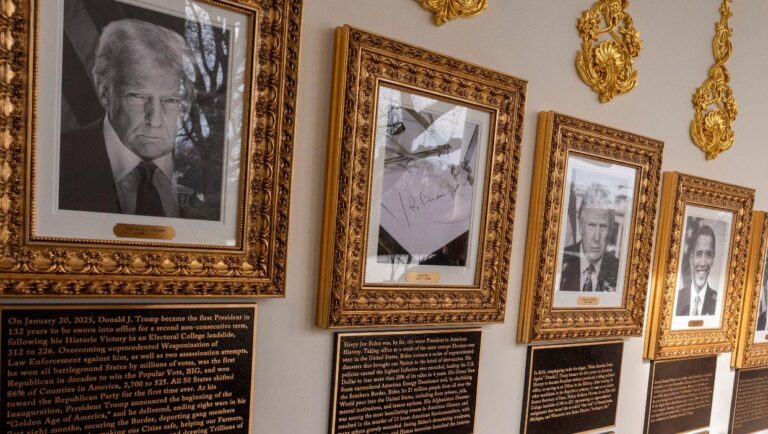 Trump Unveils 'Presidential Walk of Fame' at White House - OULIANNEWS