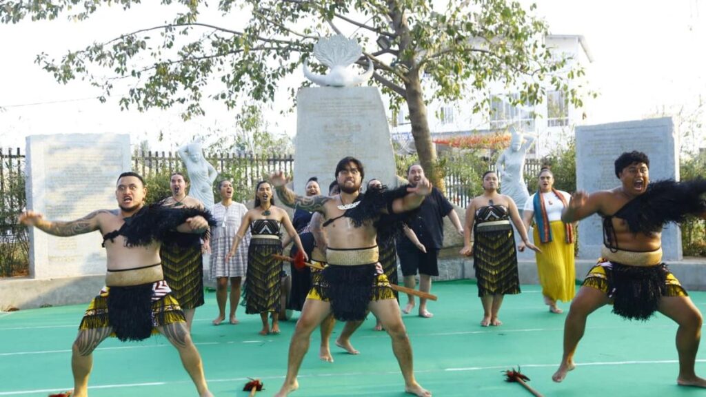 Maori Perform Haka at Medaram Shrine, Celebrating Cultural Unity ...