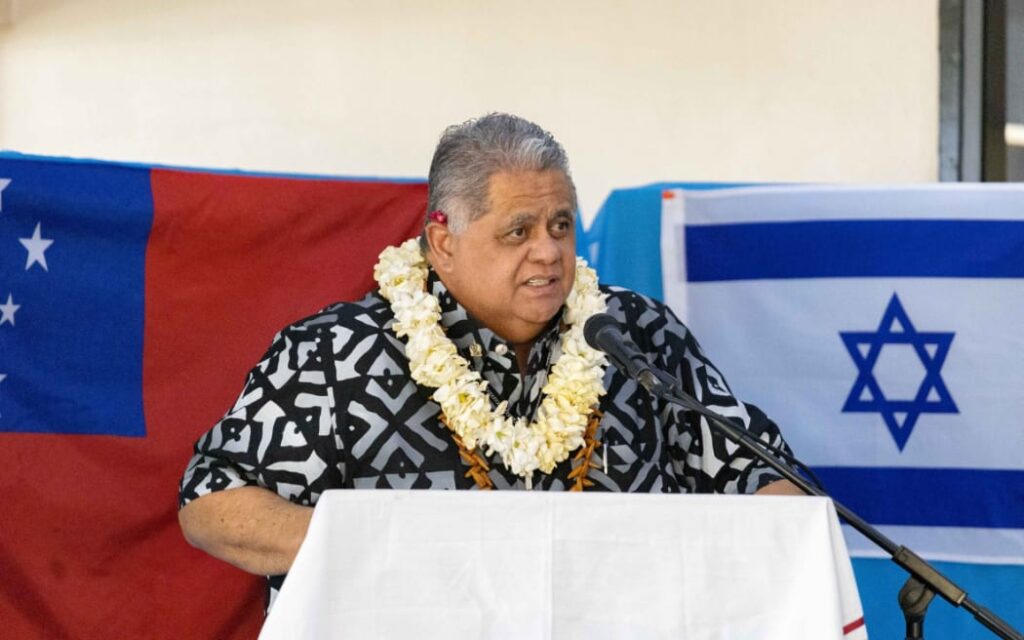 Samoa to Establish Embassy in Jerusalem by Year-End - OULIANNEWS